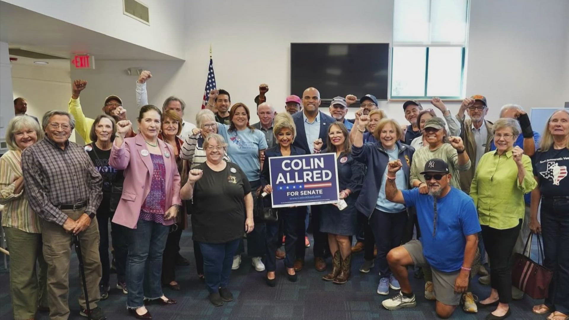 Colin Allred launches 2026 US Senate campaign in Texas | kcentv.com