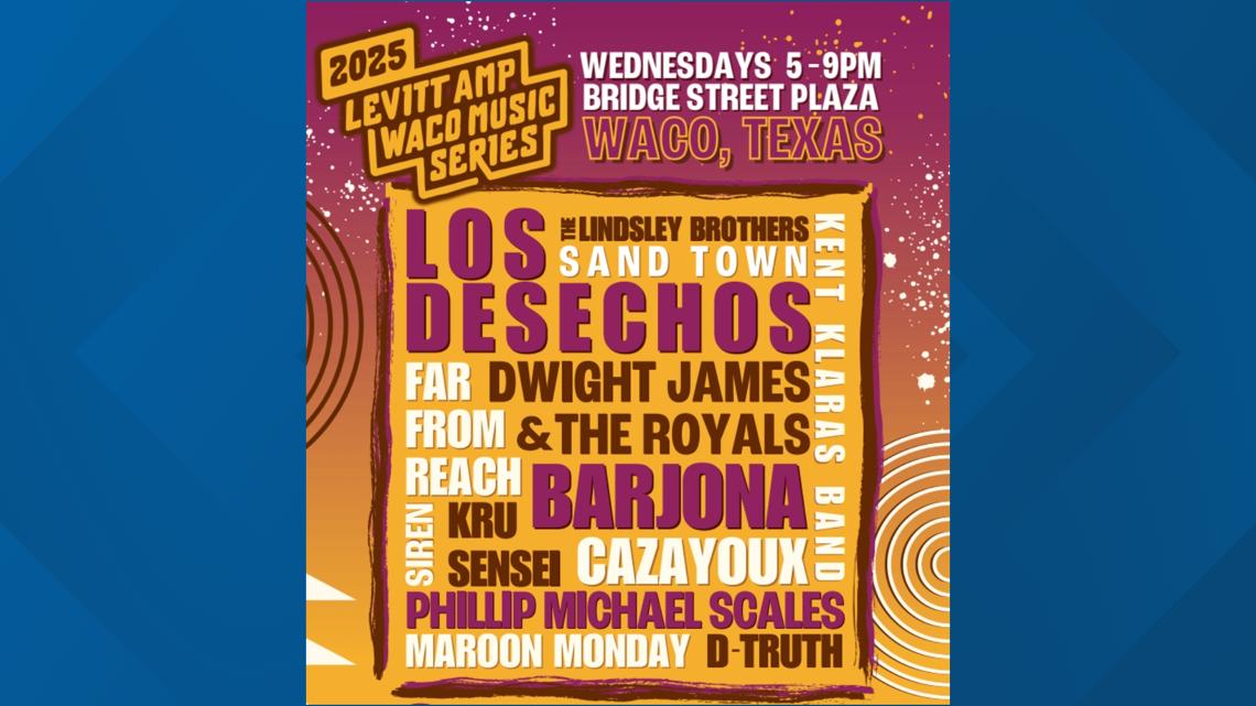 Lineup announced for free Waco music series at Bridge Street Plaza ...