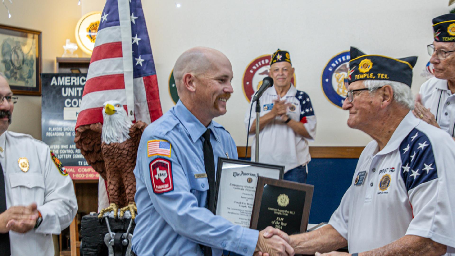 American Legion honor Temple Fire & Rescue members | kcentv.com