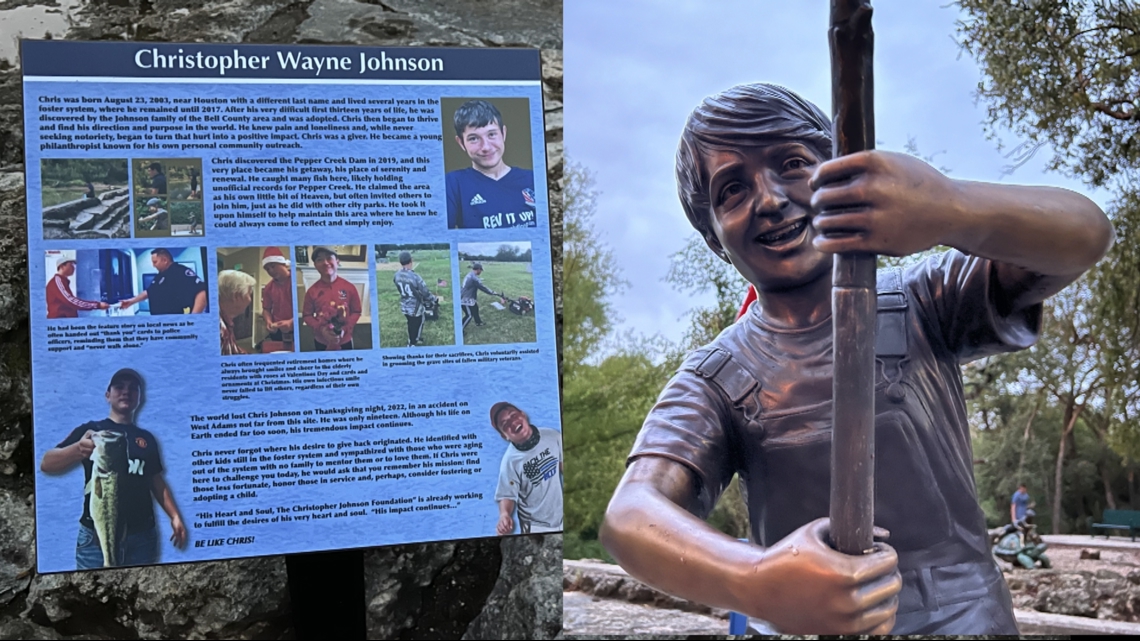 Temple, Texas News | Chris Johnson remembrance statue vandalized ...