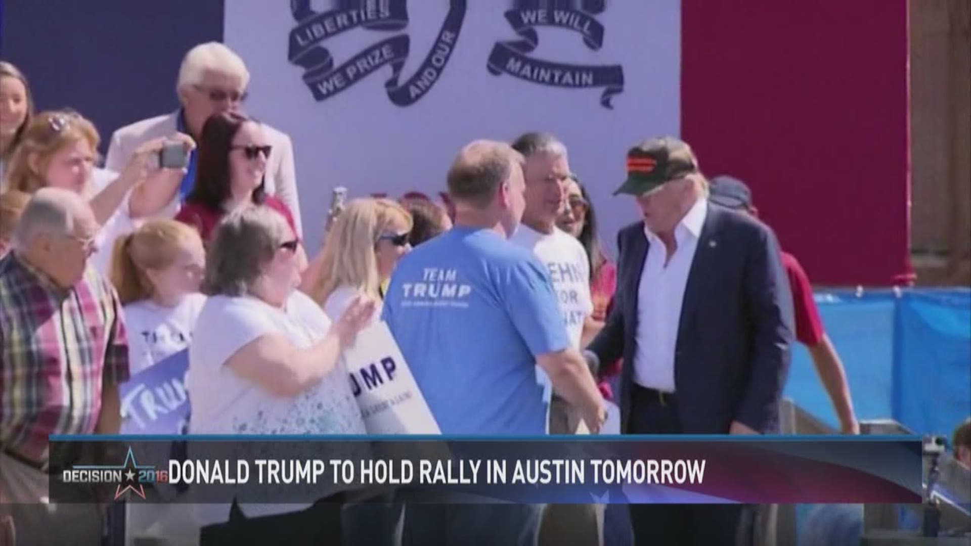 Donald Trump to hold rally in Austin Tomorrow | kcentv.com