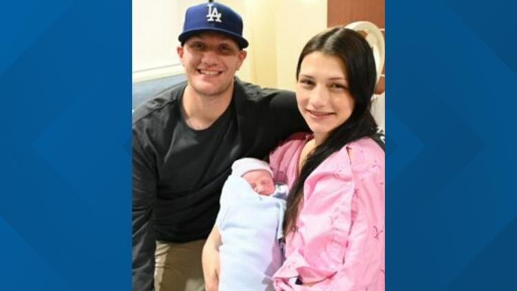 Central Texas family brings first baby born at CRDAMC of 2025 | kcentv.com