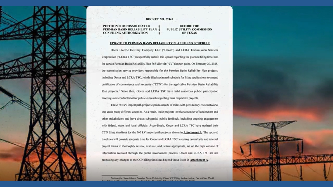 Oncor changes High-Voltage transmission line timeline to review ...