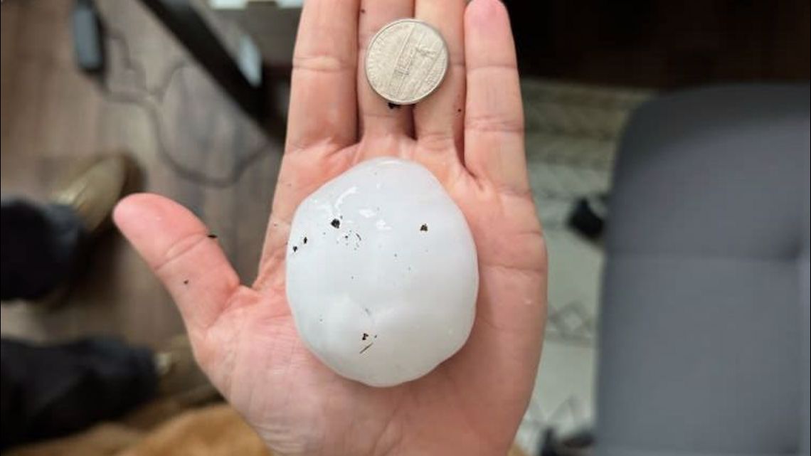 Central Texas hit with massive hail | kcentv.com