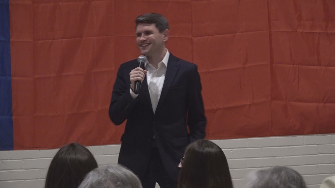 State Rep. James Talarico holds town hall in Temple ahead of Senate bid ...