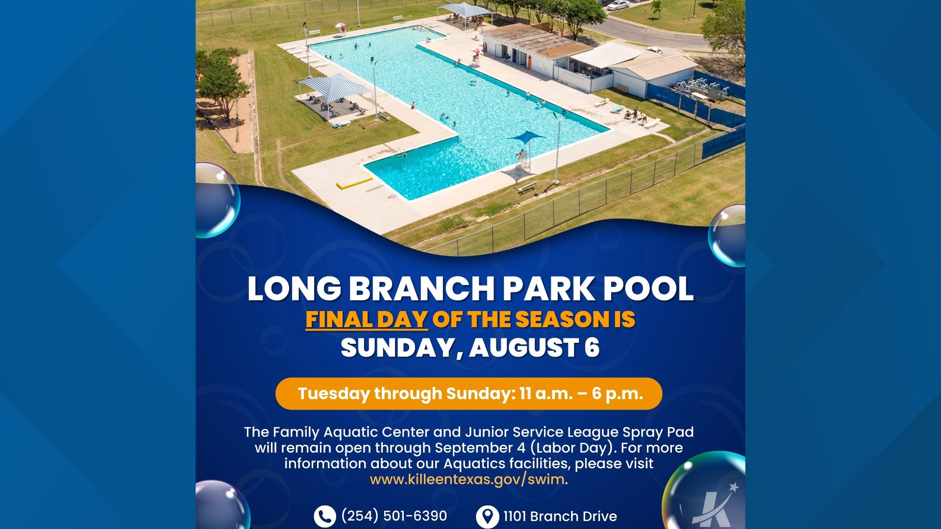 Killeen, Tx News | Pool hours to change as school starts | kcentv.com