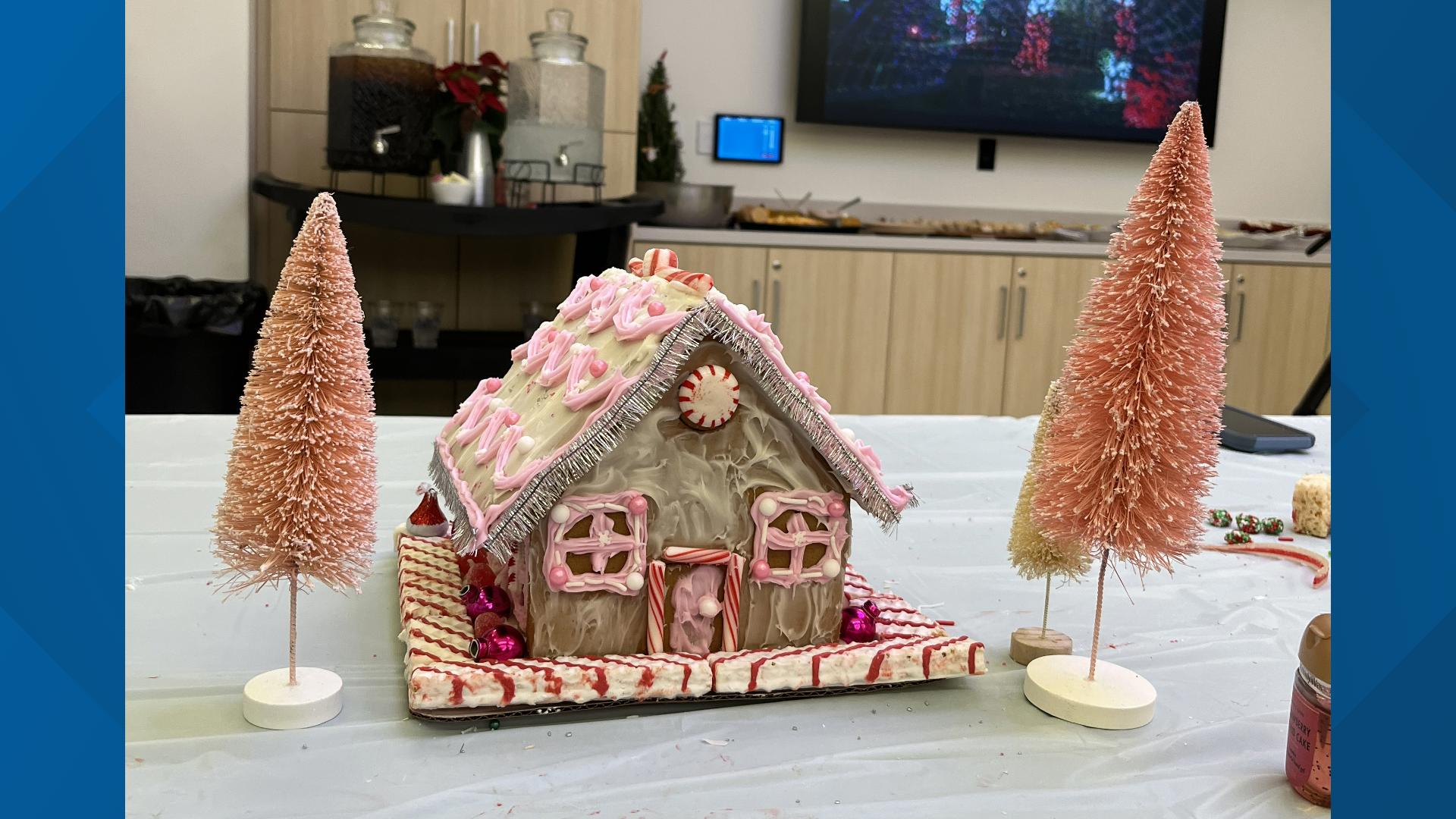 6 News team wins $1,000 for charity in Reliant Gingerbread House ...