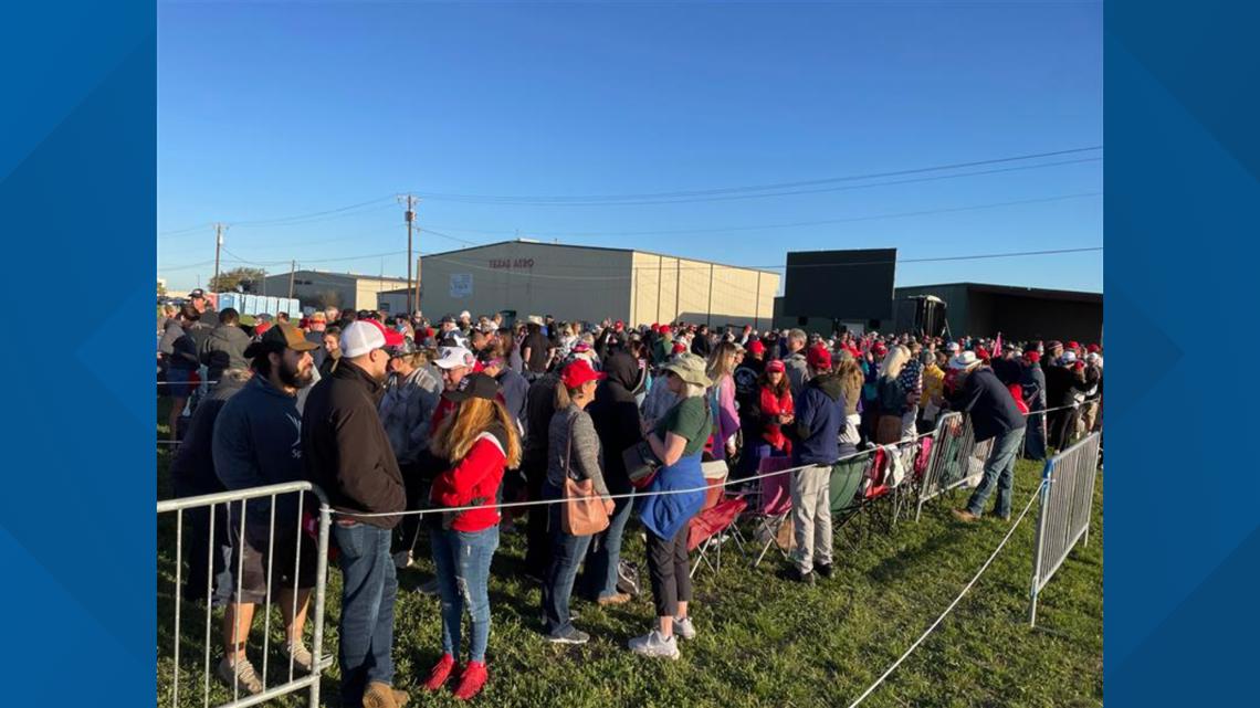 Trump rally updates: Thousands gather to see Trump in Waco | kcentv.com