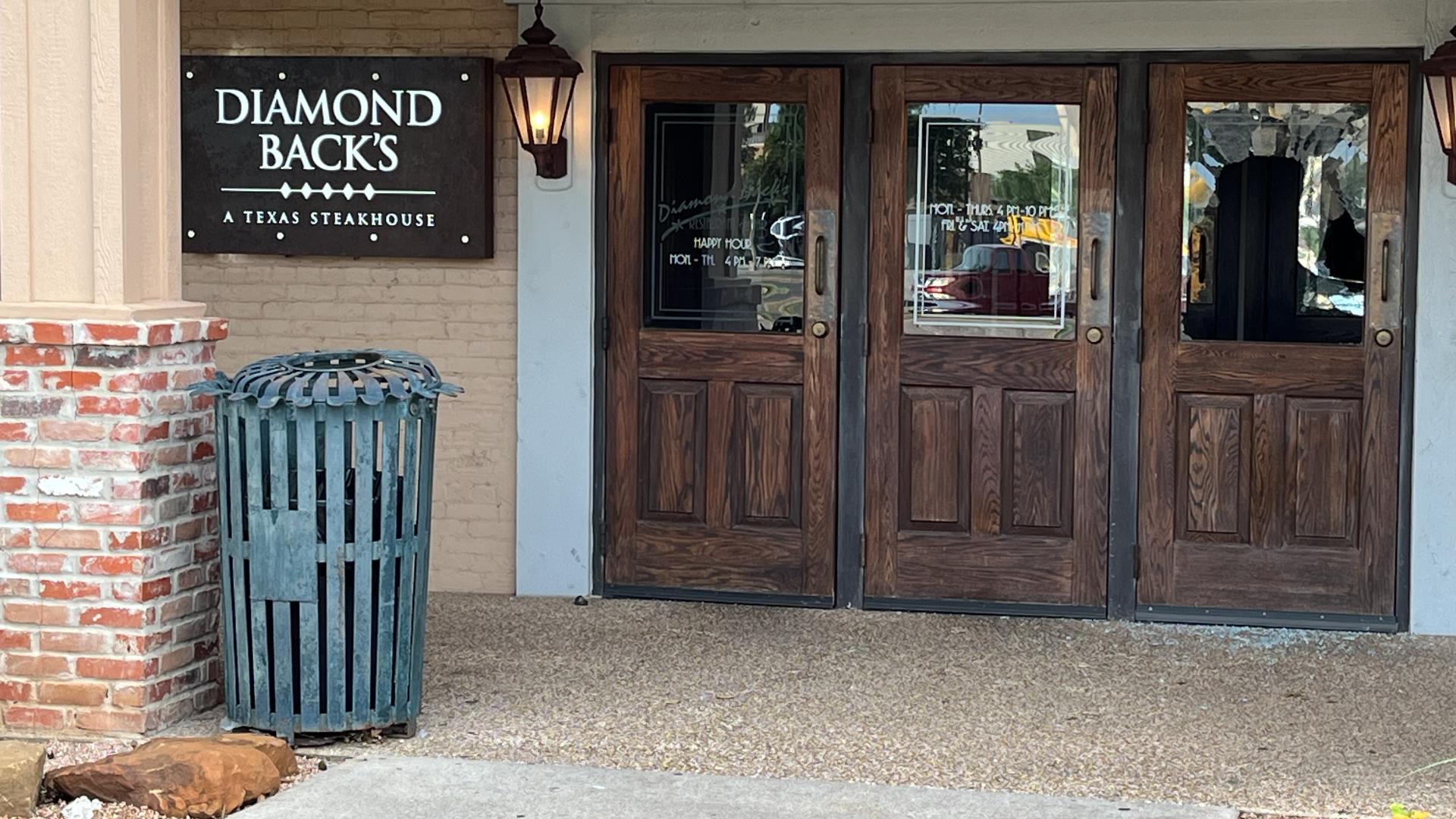 Waco Police investigate vandalism at downtown restaurant DiamondBack's ...