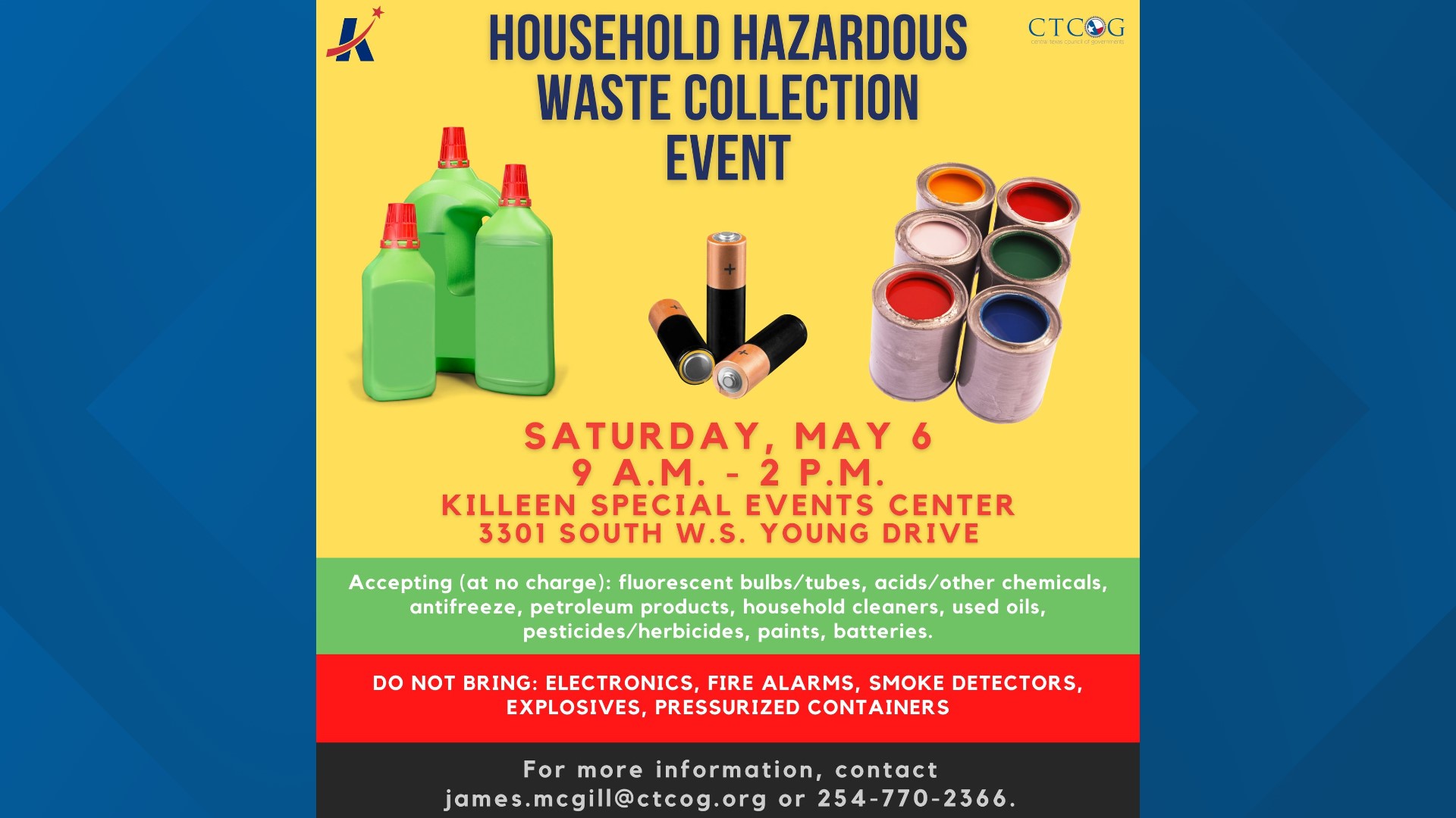 Hazardous Household Waste Collection event in Killeen | kcentv.com