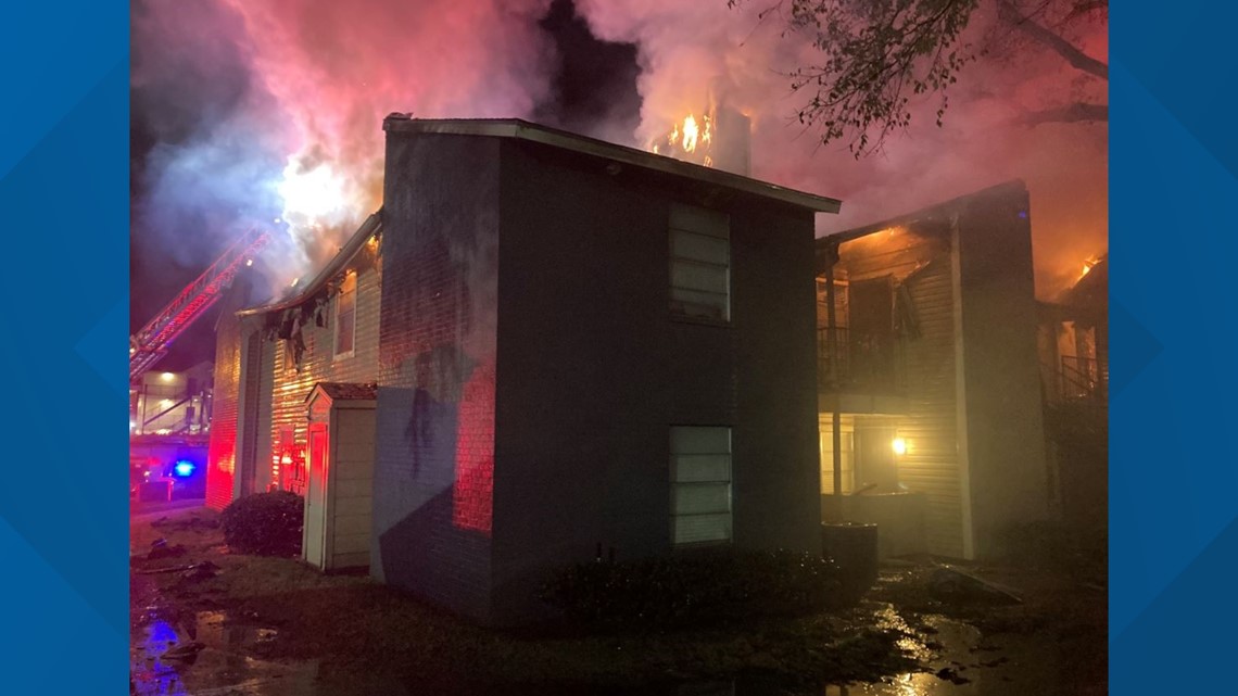 Several displaced in Waco apartment complex fire | kcentv.com