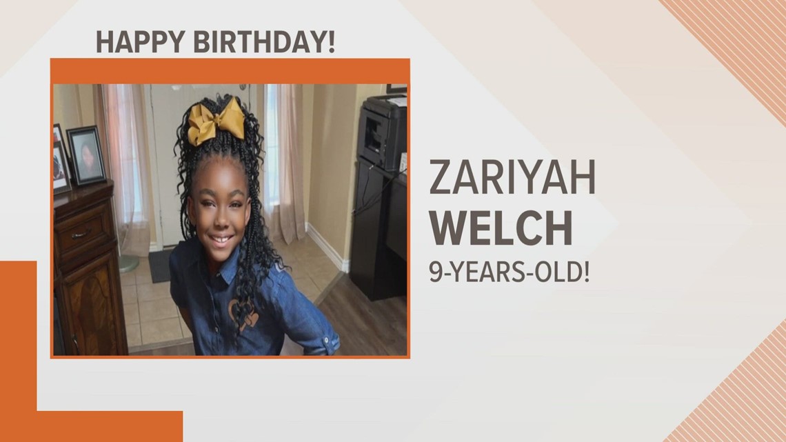 Happy birthday Zariyah | kcentv.com