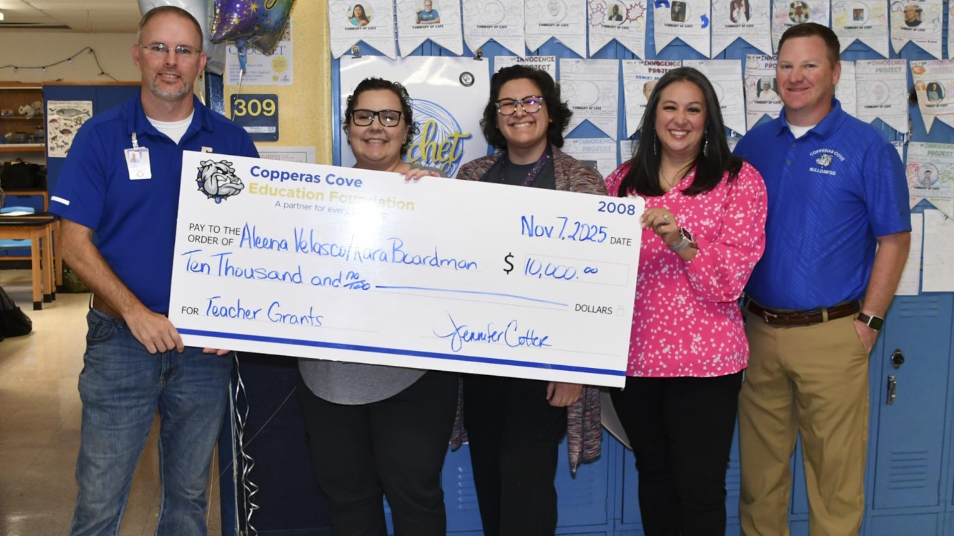 Copperas Cove ISD teachers receive $40k in grants from Copperas Cove Education Foundation ...