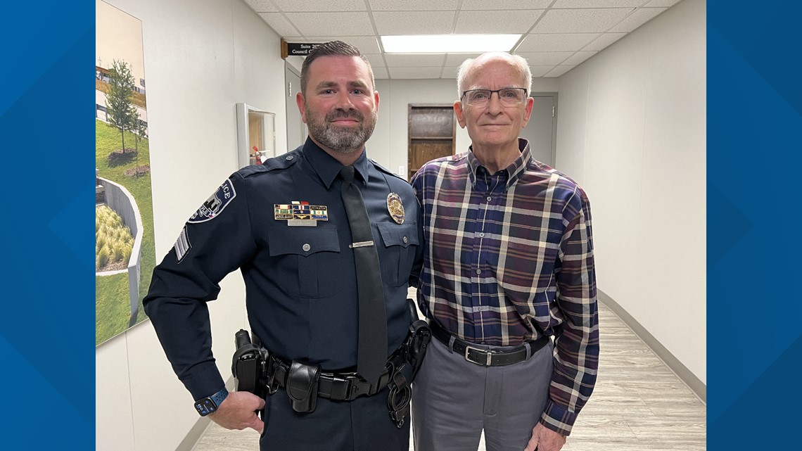 Texas News | Police officer honored for saving man's life | kcentv.com
