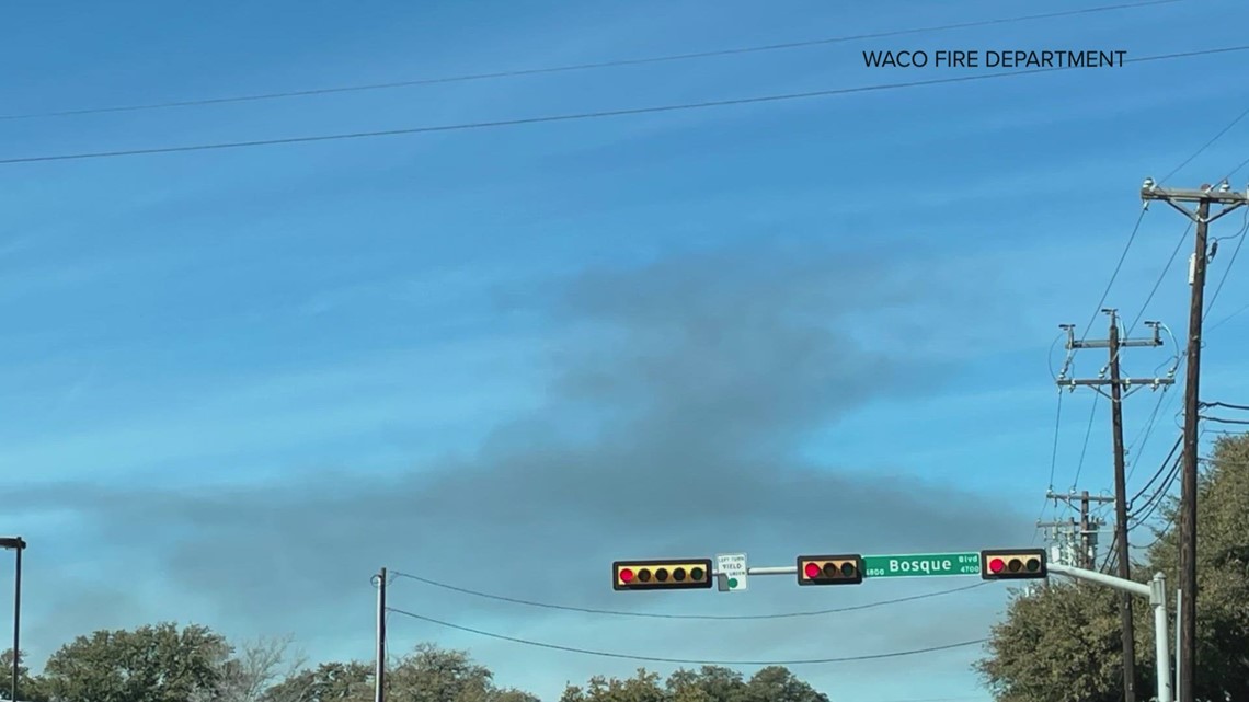 Smoke seen in the air from 232-acre prescribed burn in Waco | kcentv.com