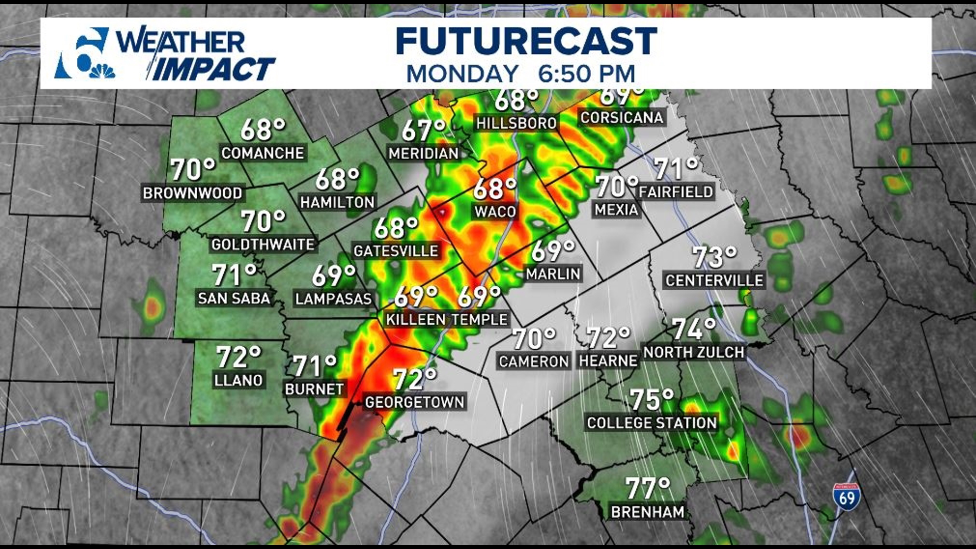 Weather Impact Alert Day | Strong to Severe Storms Possible Today ...