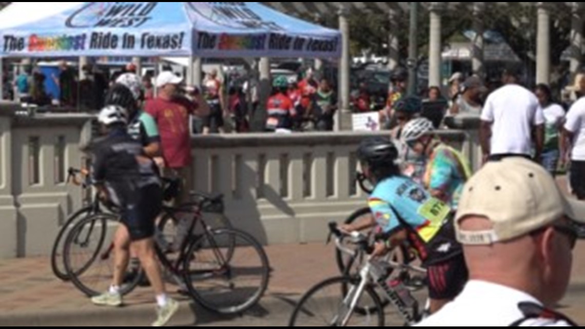 Waco Wild West 100 bike ride draws record crowd | kcentv.com