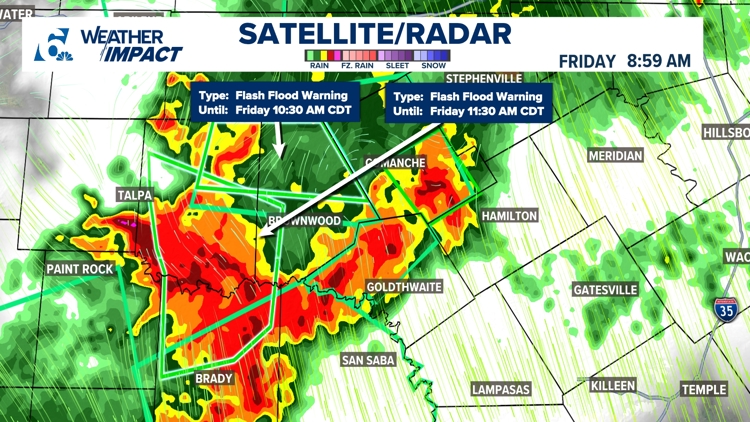 Widespread thunderstorms move through Central Texas | Weather Impact ...