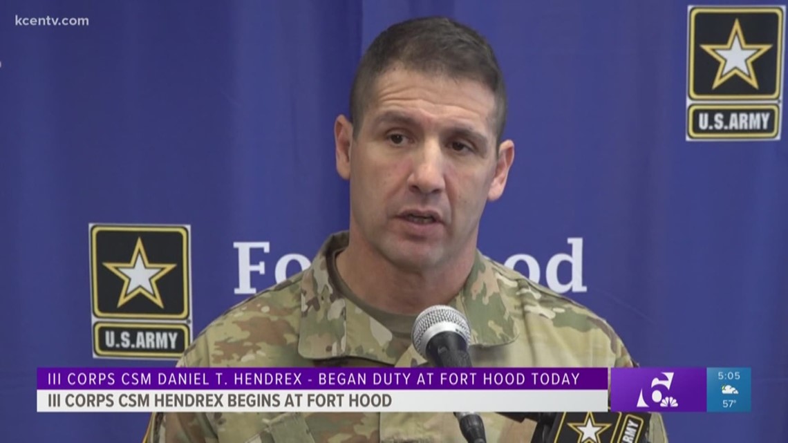 Military Matters: III Corps CSM Hendrex begins at Fort Hood | kcentv.com