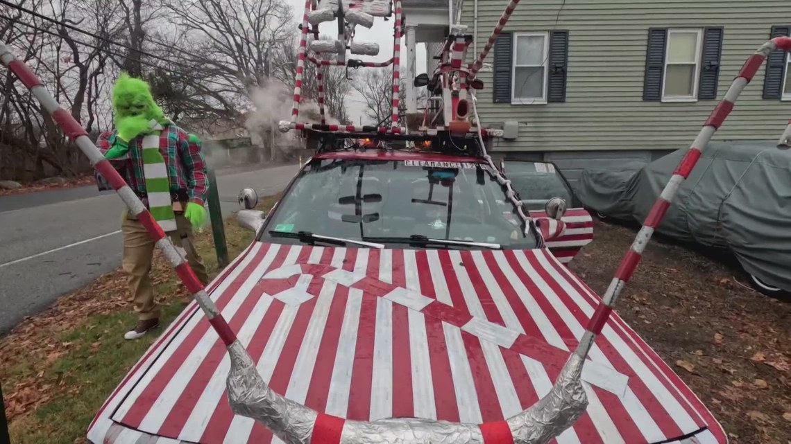 A candy car brings holiday joy to the neighborhood | kcentv.com