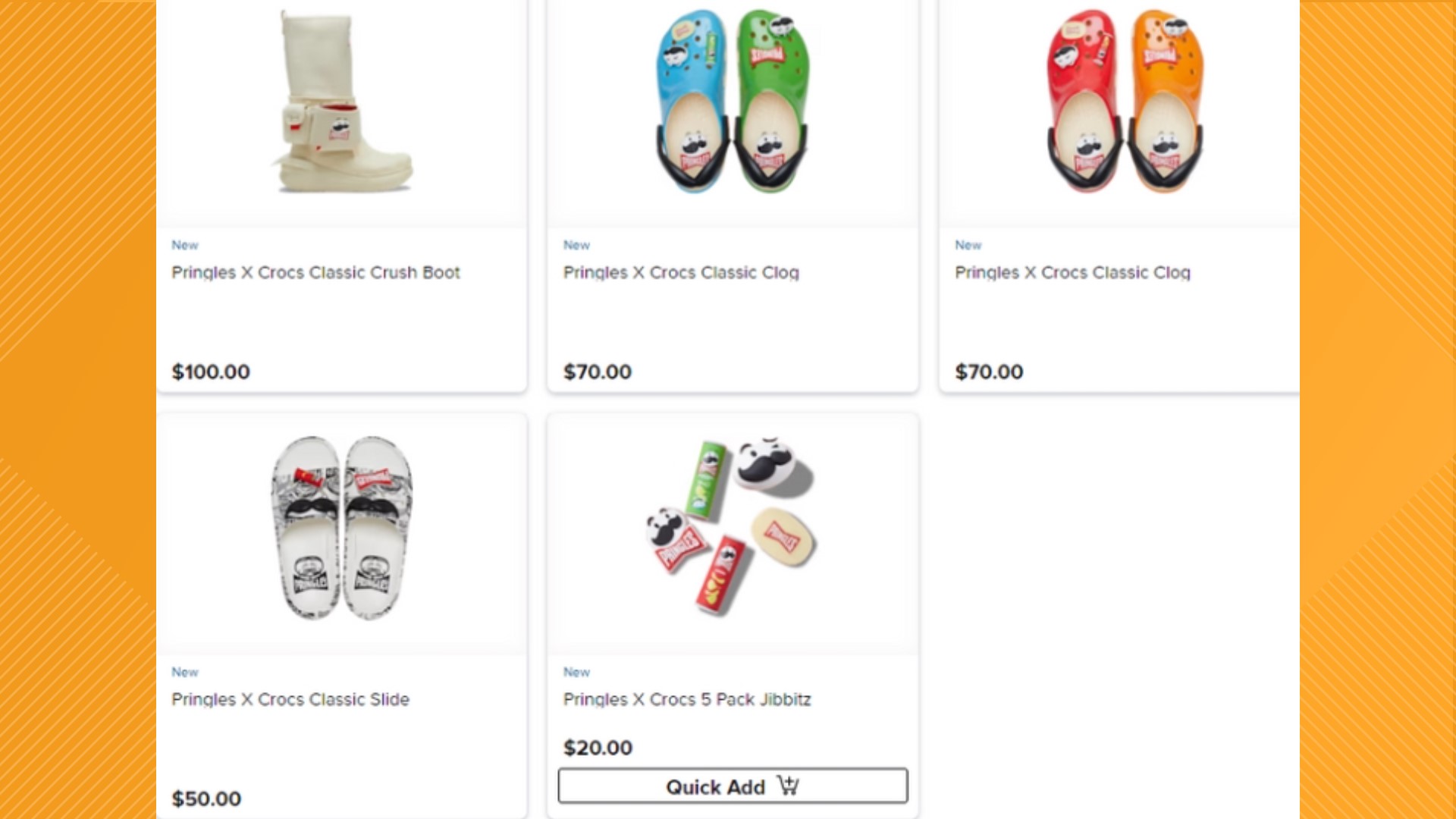 Pringles X Crocs collaboration bringing flavor, fashion together ...