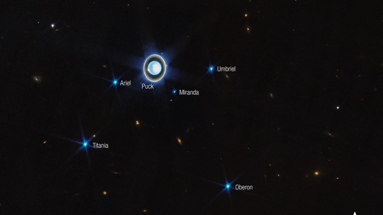 James Webb telescope captures new images of Uranus, its rings | kcentv.com