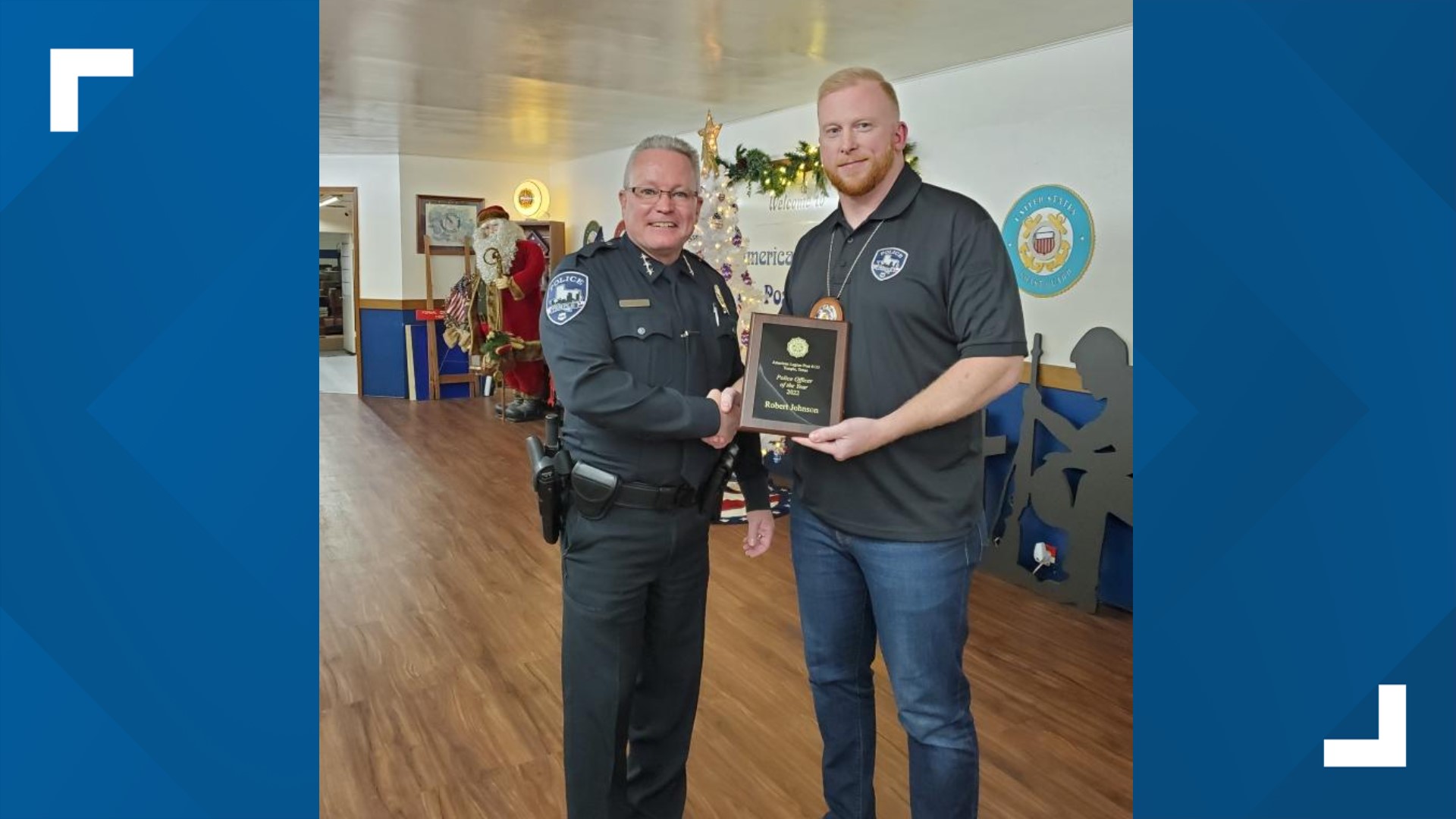 Temple Police Officer honored as Officer of the Year | kcentv.com
