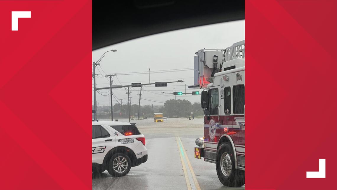 Flash flooding closes roads in Killeen, Copperas Cove | kcentv.com