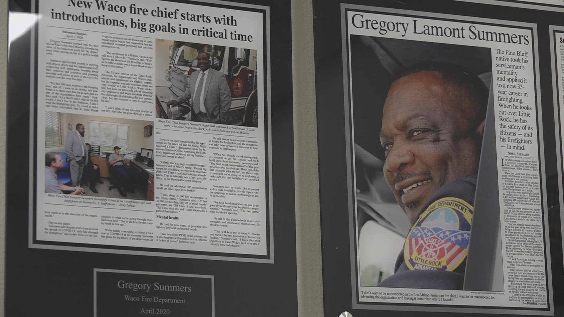 Waco, Texas News | Fire Chief Gregory Summers to retire | kcentv.com