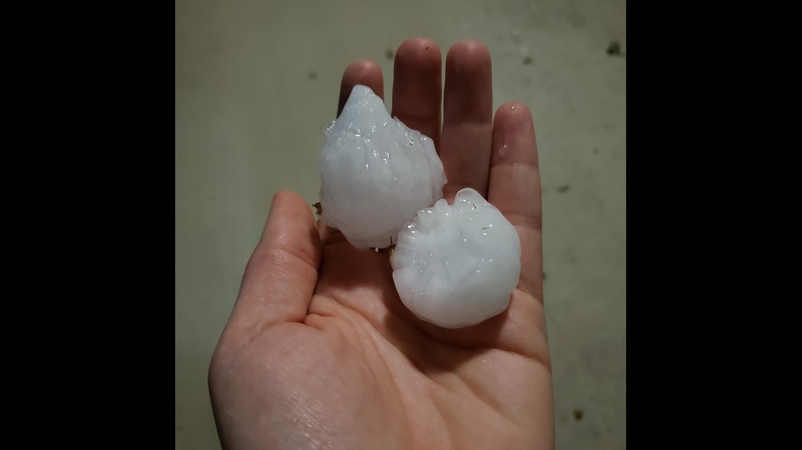 Severe thunderstorms drop hail, causes power outages across Central ...