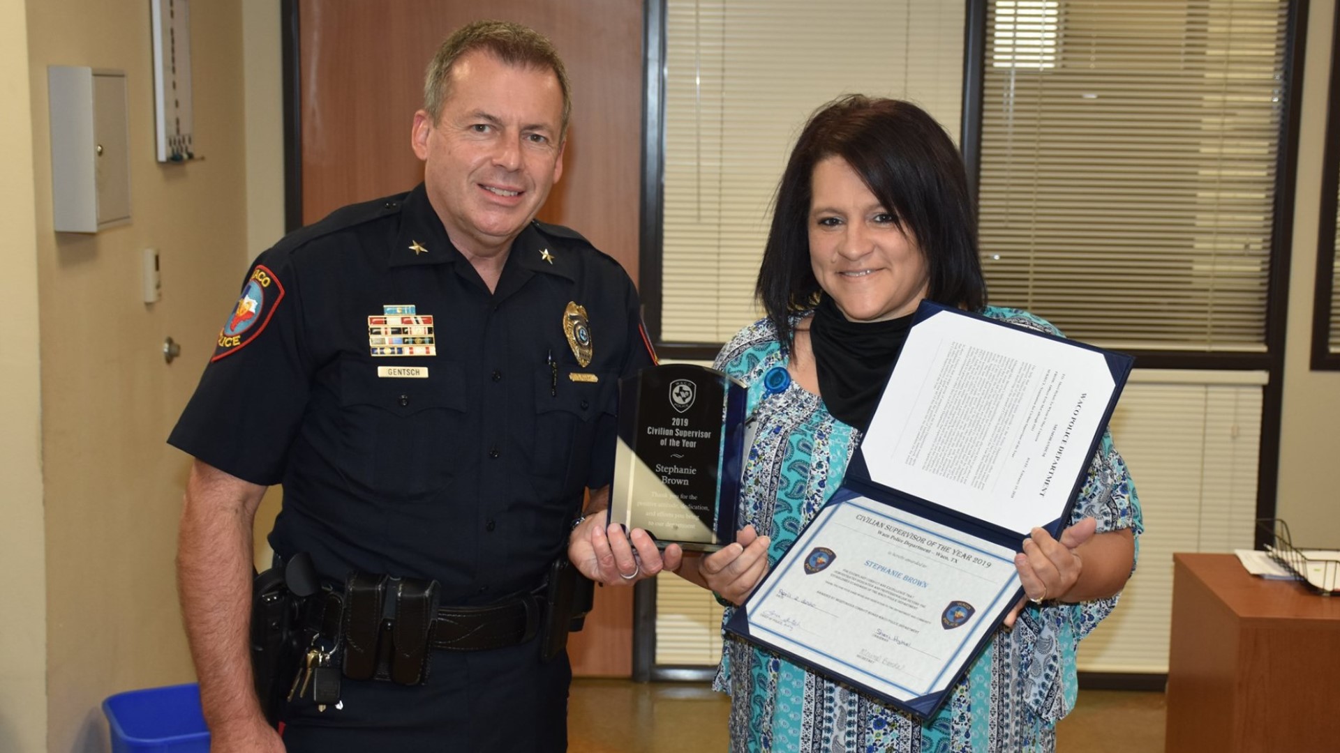 Waco police announces 2019 award winners | kcentv.com