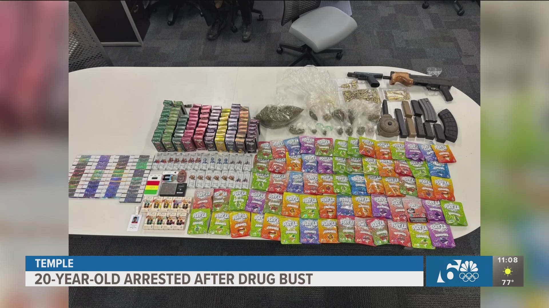 Temple man arrested in drug probe; firearms, marijuana seized | kcentv.com
