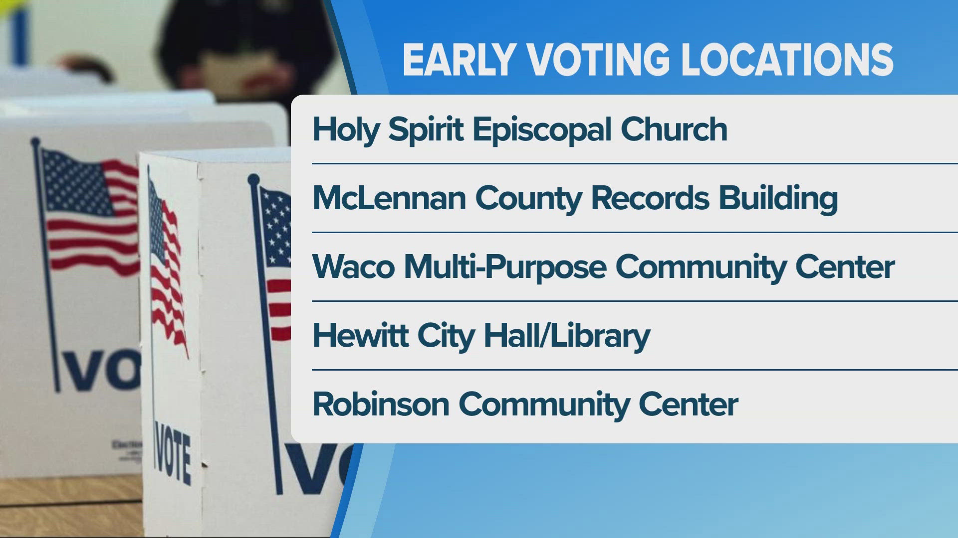 Early voting starts in Central Texas with 17 statewide propositions ...