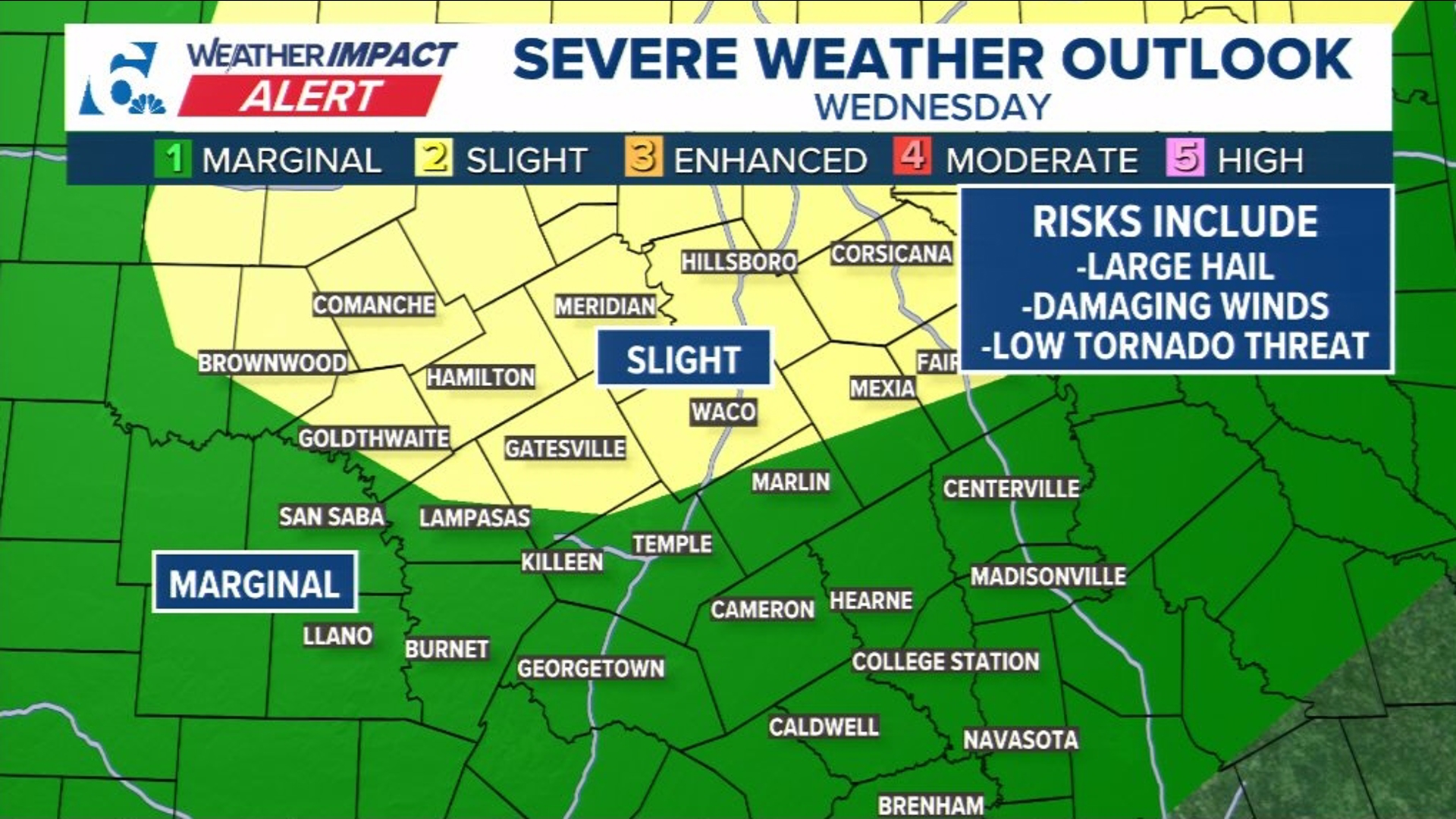 Severe weather possible in Central Texas this week | kcentv.com