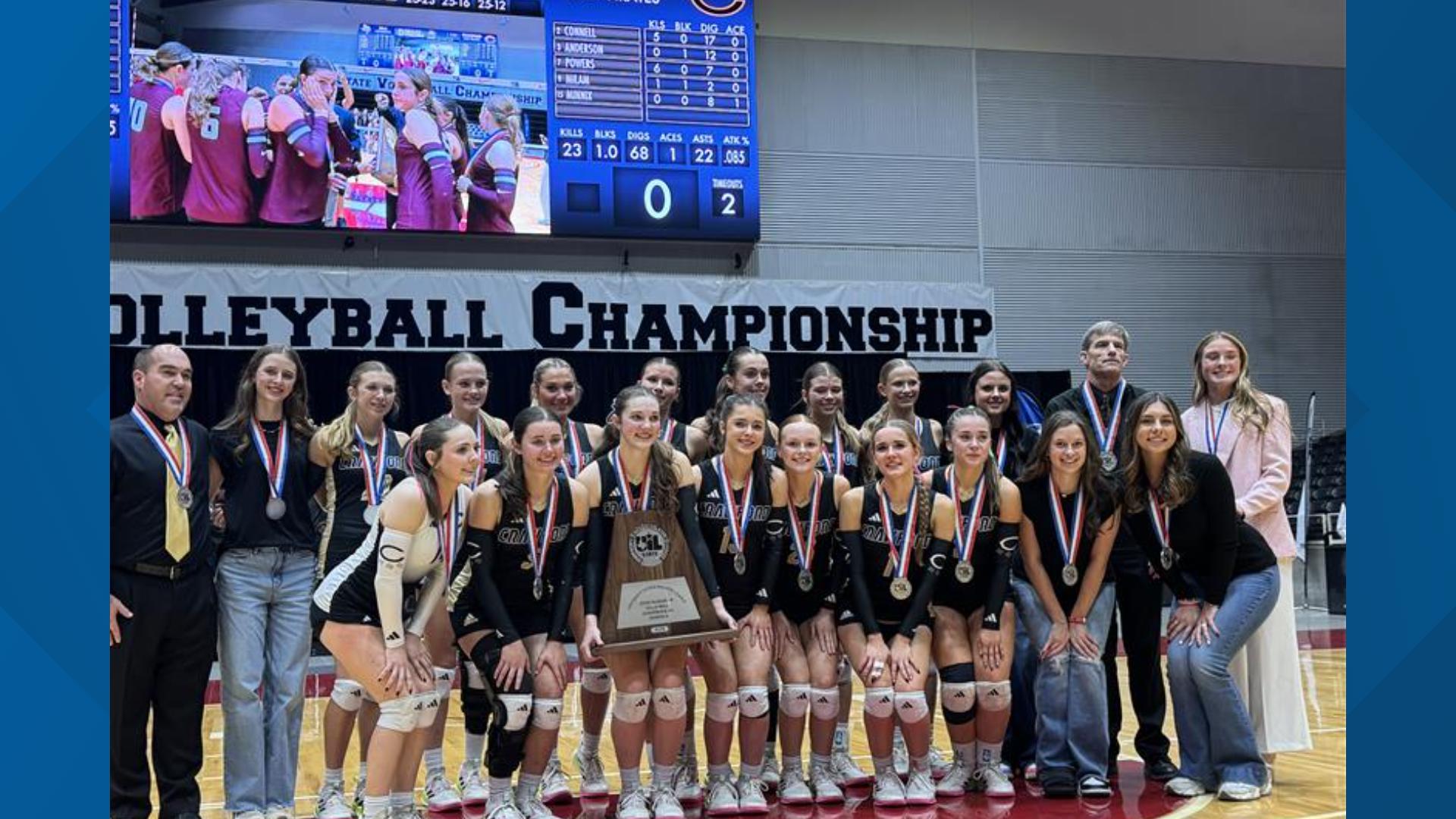 Crawford volleyball falls to Iola in state championship match | kcentv.com