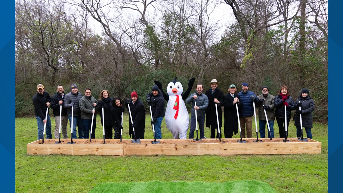 Cameron Park Zoo breaks ground on penguin exhibit and more | kcentv.com