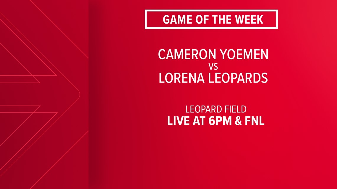 Game of the Week | Lorena hosts Cameron Yoe | kcentv.com