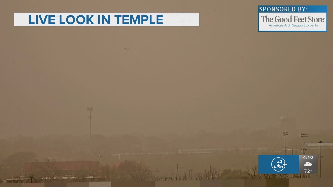 WEATHER IMPACT ALERT | Haboob dust storm covering Central Texas in dust ...