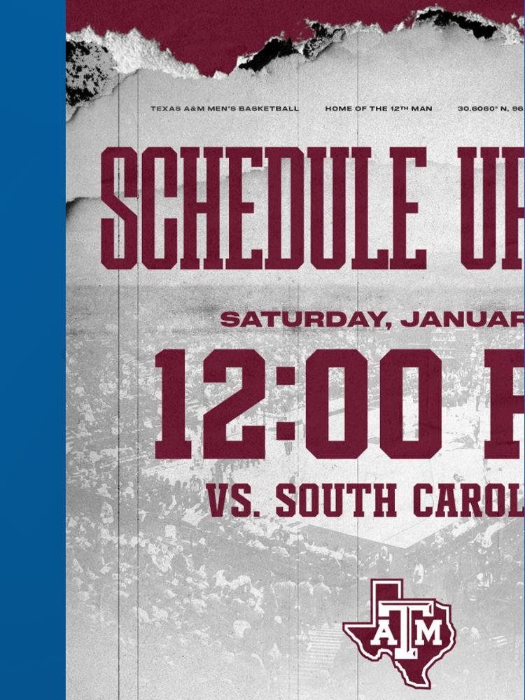 Texas A&M Men's Basketball moves up game tip-off time | kcentv.com