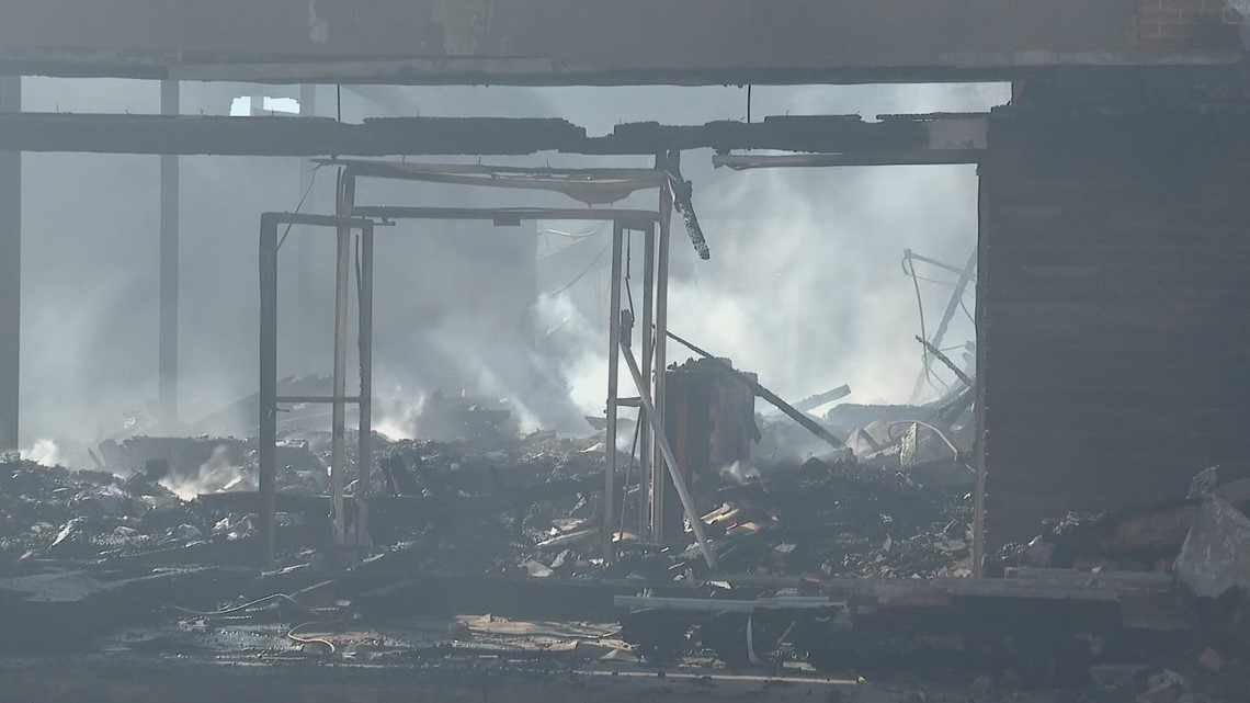 Downtown Marlin fire destroys historic building, 4th fire since 2022 ...