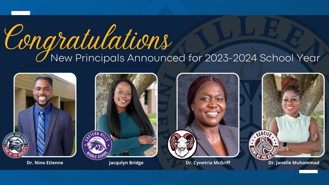 Killeen ISD announces four new school principals | kcentv.com
