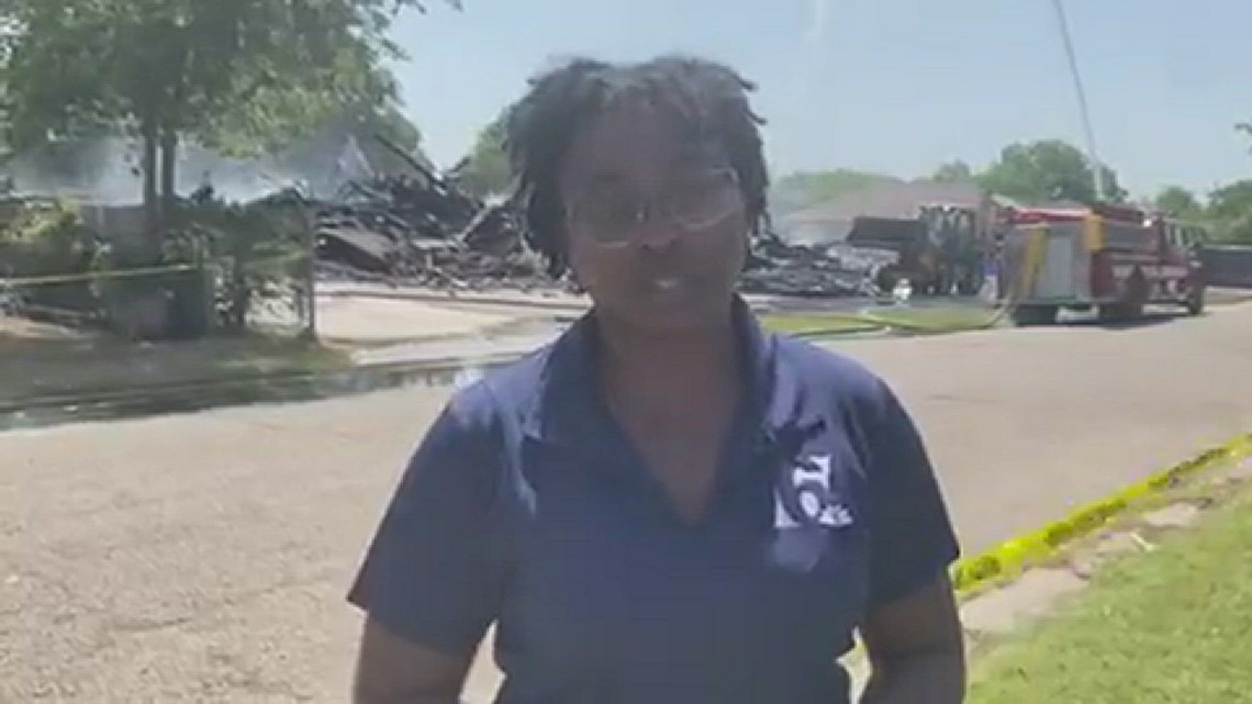 Adriana Alexander reports from scene of fire that killed three people ...