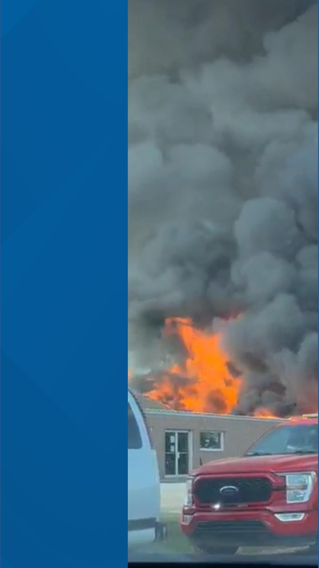 Church on fire in Whitney | kcentv.com