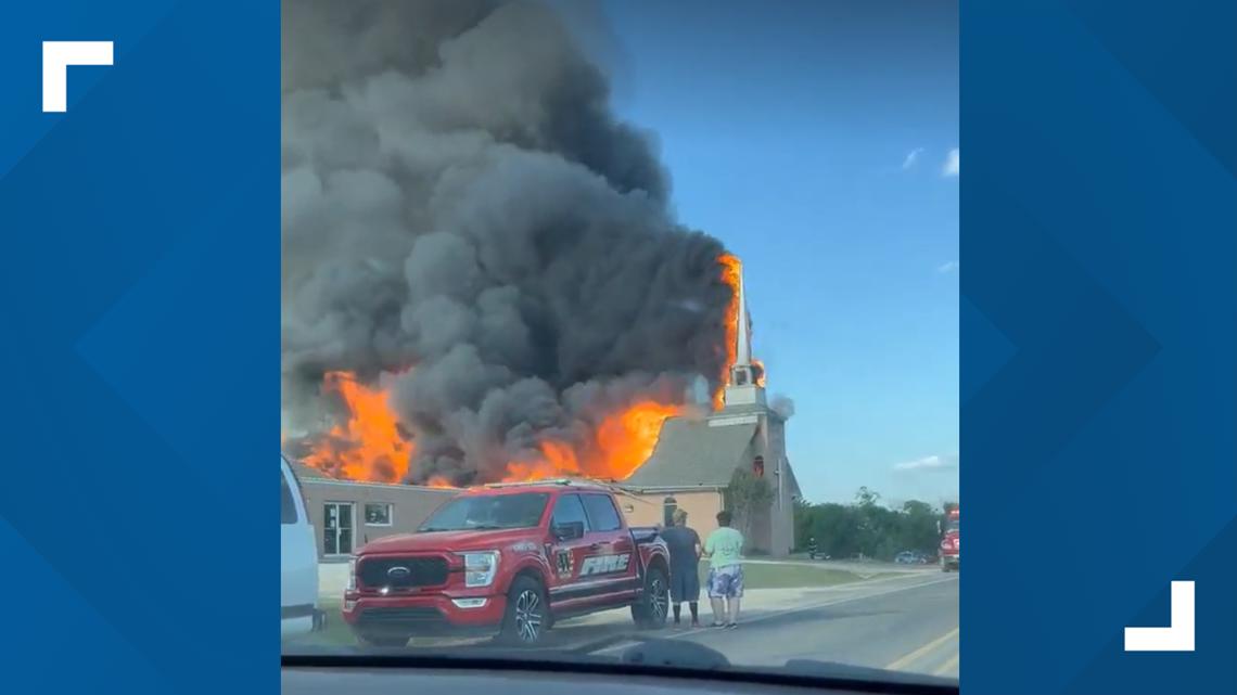 Church on fire in Whitney | kcentv.com
