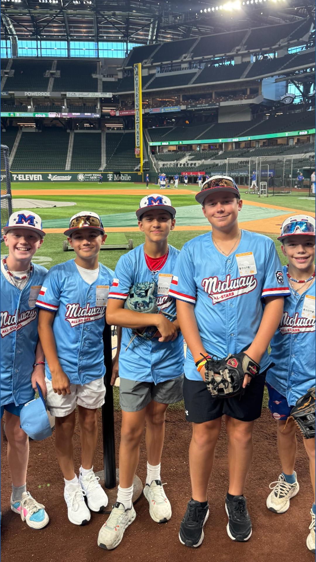 Midway 12U All Star Team meets Texas Rangers ahead of Southwest ...