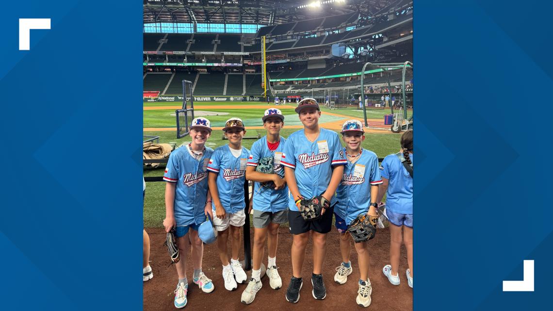 Midway 12U All Star Team meets Texas Rangers ahead of Southwest ...