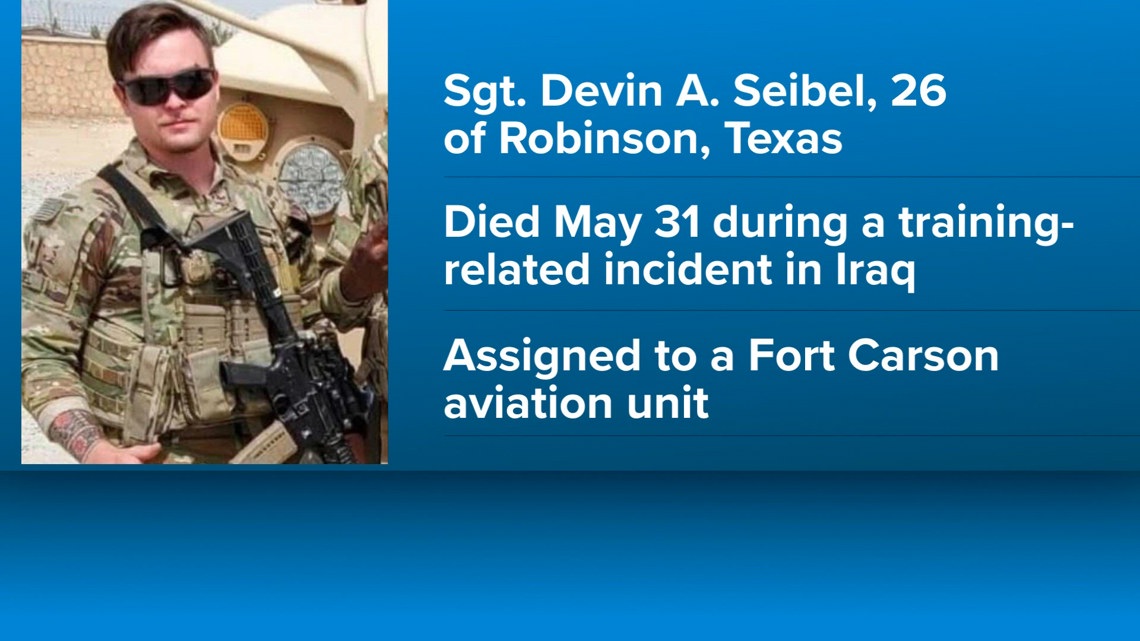 Soldier from Robinson dies during training in Iraq | kcentv.com