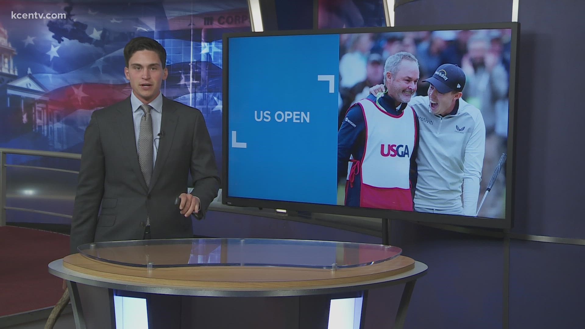 Bill Hecke pranks Matt Lively with a wooden putter | kcentv.com