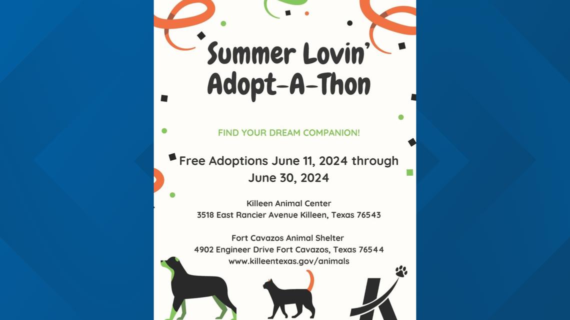 Killeen Animal Center and Fort Cavazos Shelter offer free pets | kcentv.com