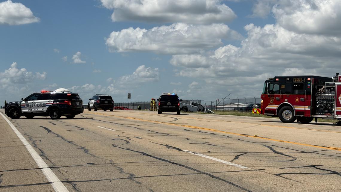Airport Road in Temple closed due to three-vehicle crash | kcentv.com